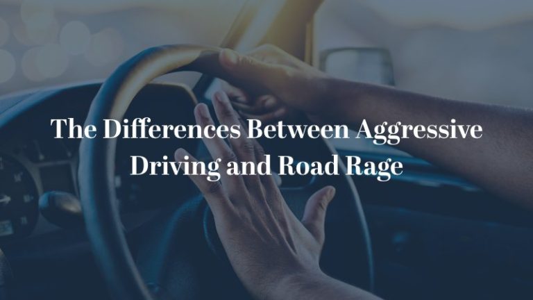 The Differences Between Aggressive Driving & Road Rage